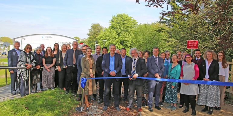 University unveils new riverside walking, wheeling and cycling route ...